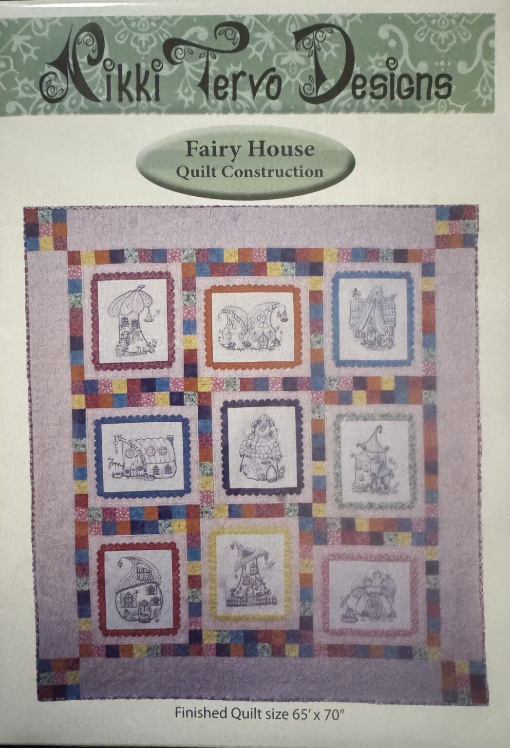 Fairy House - Quilt Construction Pattern - Nikki Tervo Designs